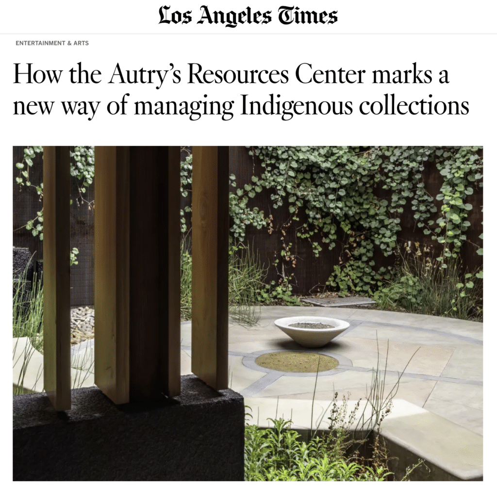 065 Chu-Gooding’s Autry Resources Center featured in the Los Angeles ...